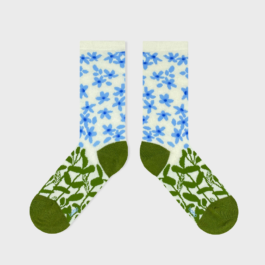 BLOOM socks | TWEEDIA ivory – YURI HIMURO ONLINE SHOP